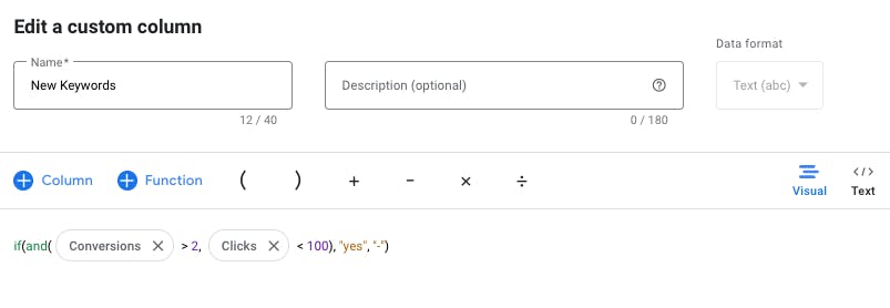 13 Custom Columns to enhance Google Ad reporting | Impression