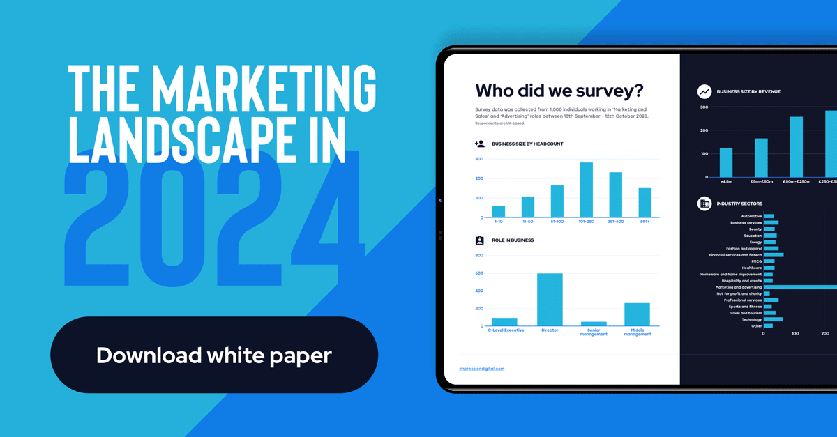 The Marketing Landscape in 2024 | White Paper | Impression