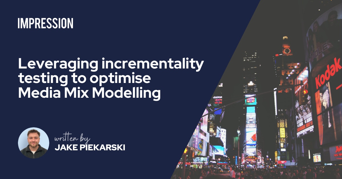Leveraging incrementality testing to optimise Media Mix Modelling ...